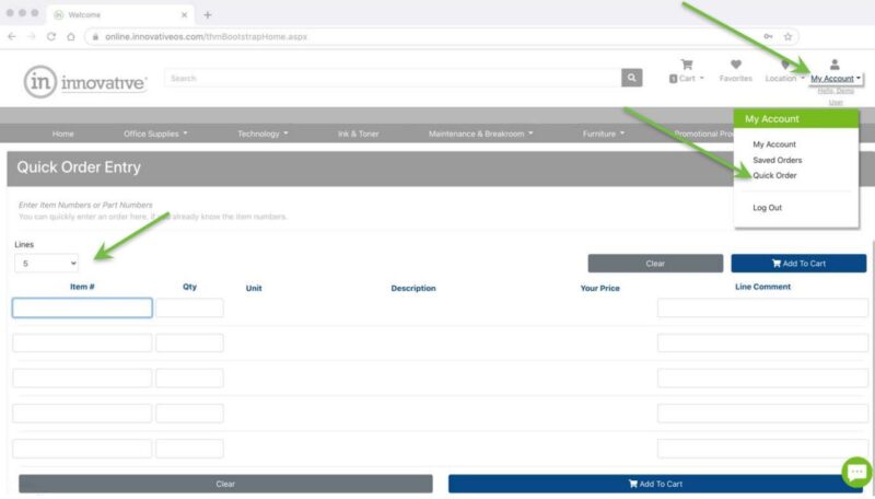 How Do I Place a Quick Order? - Innovative Office Solutions